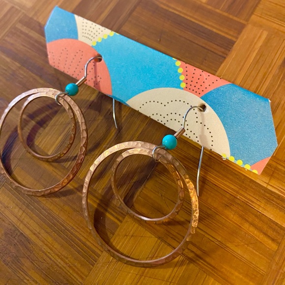 Jewelry | Hammered Metal Hoops | Poshmark
